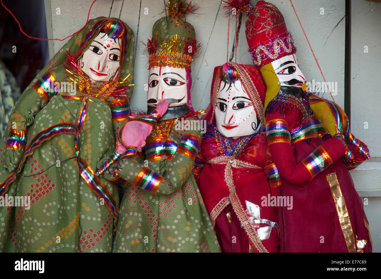 Kathputli, traditional Rajasthani puppets, Pushkar, Rajasthan, India ...