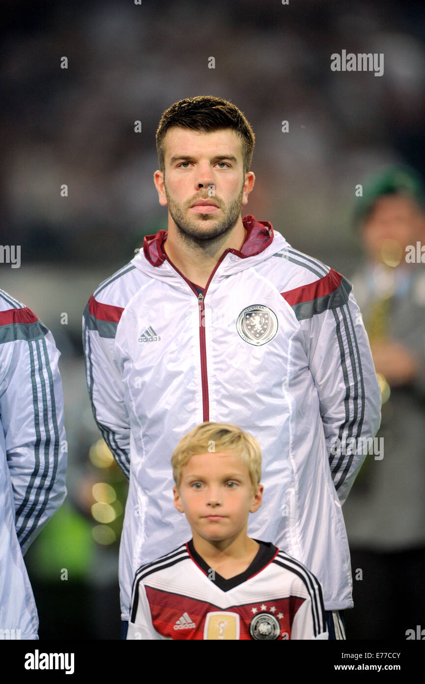 Dortmund, Germany. 07th Sep, 2014. Scotland's Grant Hanley is pictured ...