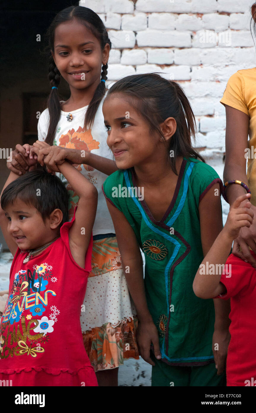 Kids from the village, Jojawar, Rajasthan, India Stock Photo - Alamy