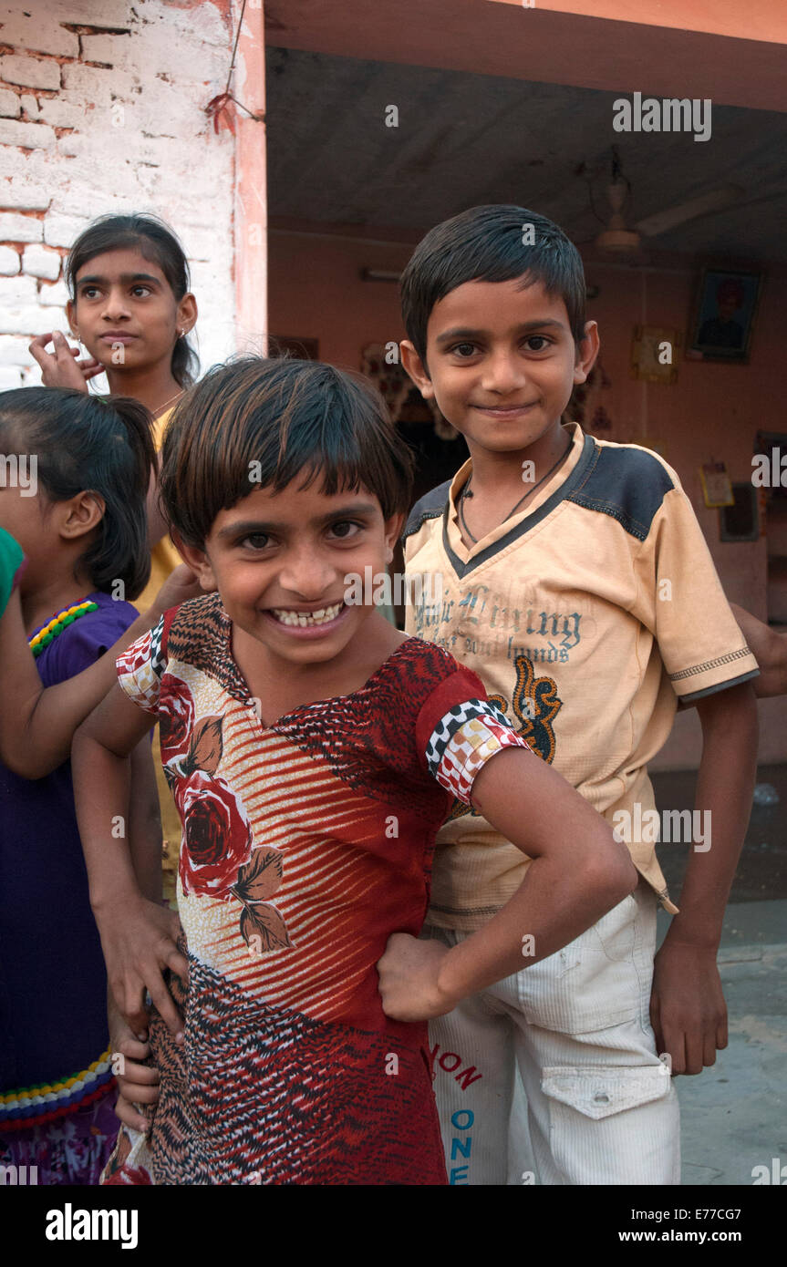 Kids from the village, Jojawar, Rajasthan, India Stock Photo - Alamy