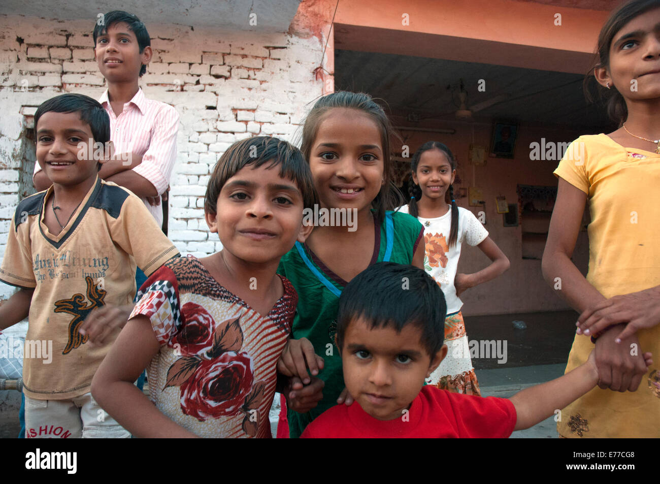 Kids from the village, Jojawar, Rajasthan, India Stock Photo - Alamy