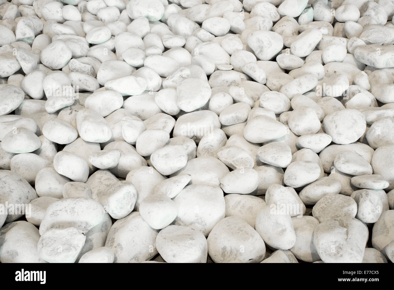 pebbles display Marseille Museum Stock Photo - Alamy