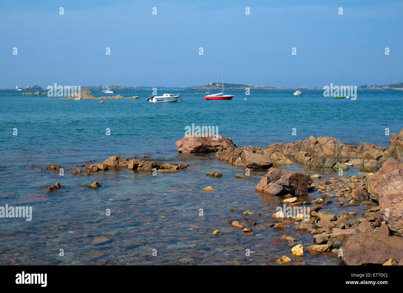 pointe de l'arcouest, brittany, france Stock Photo - Alamy