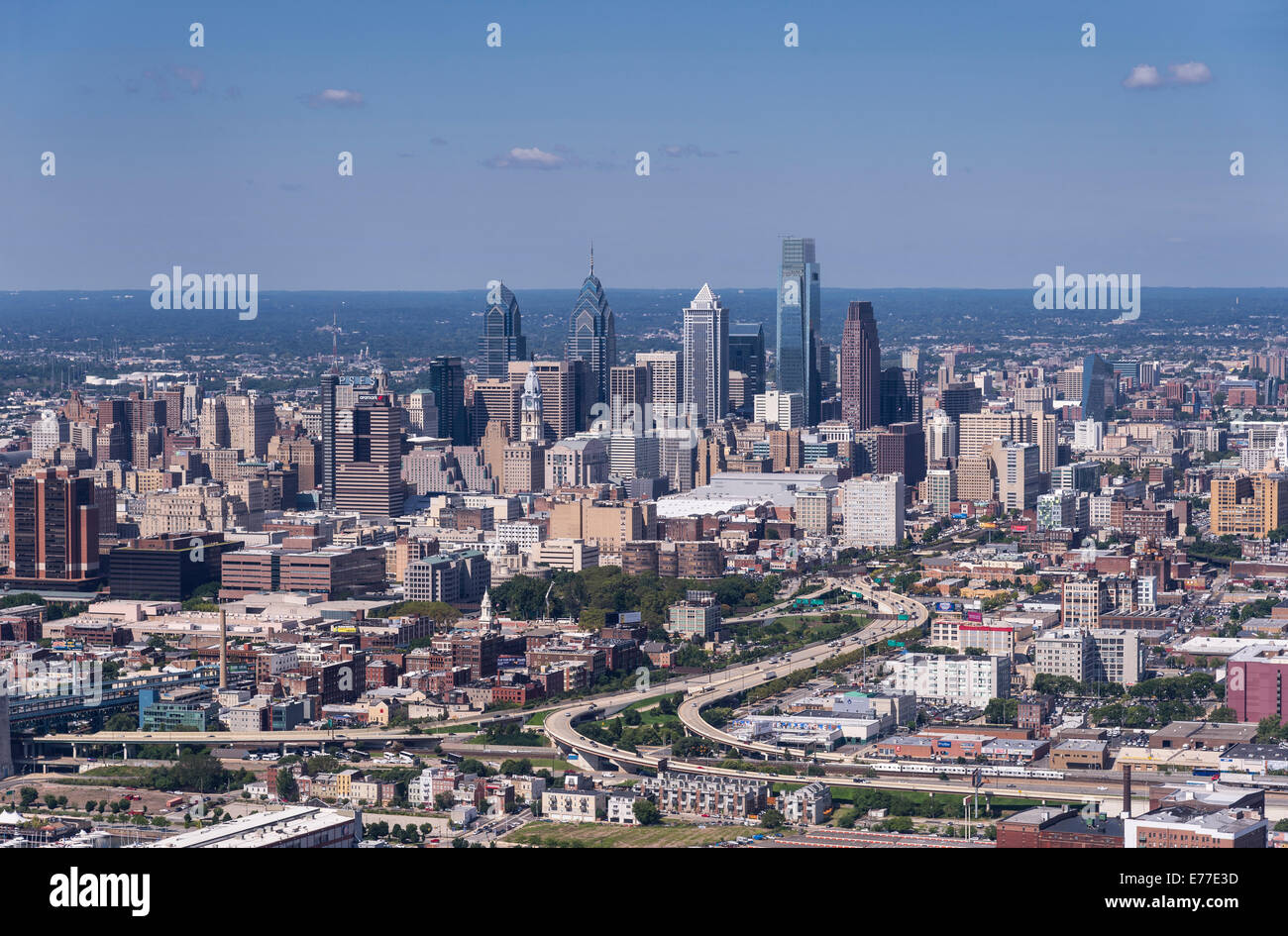 Blue horizon philadelphia hi-res stock photography and images - Alamy
