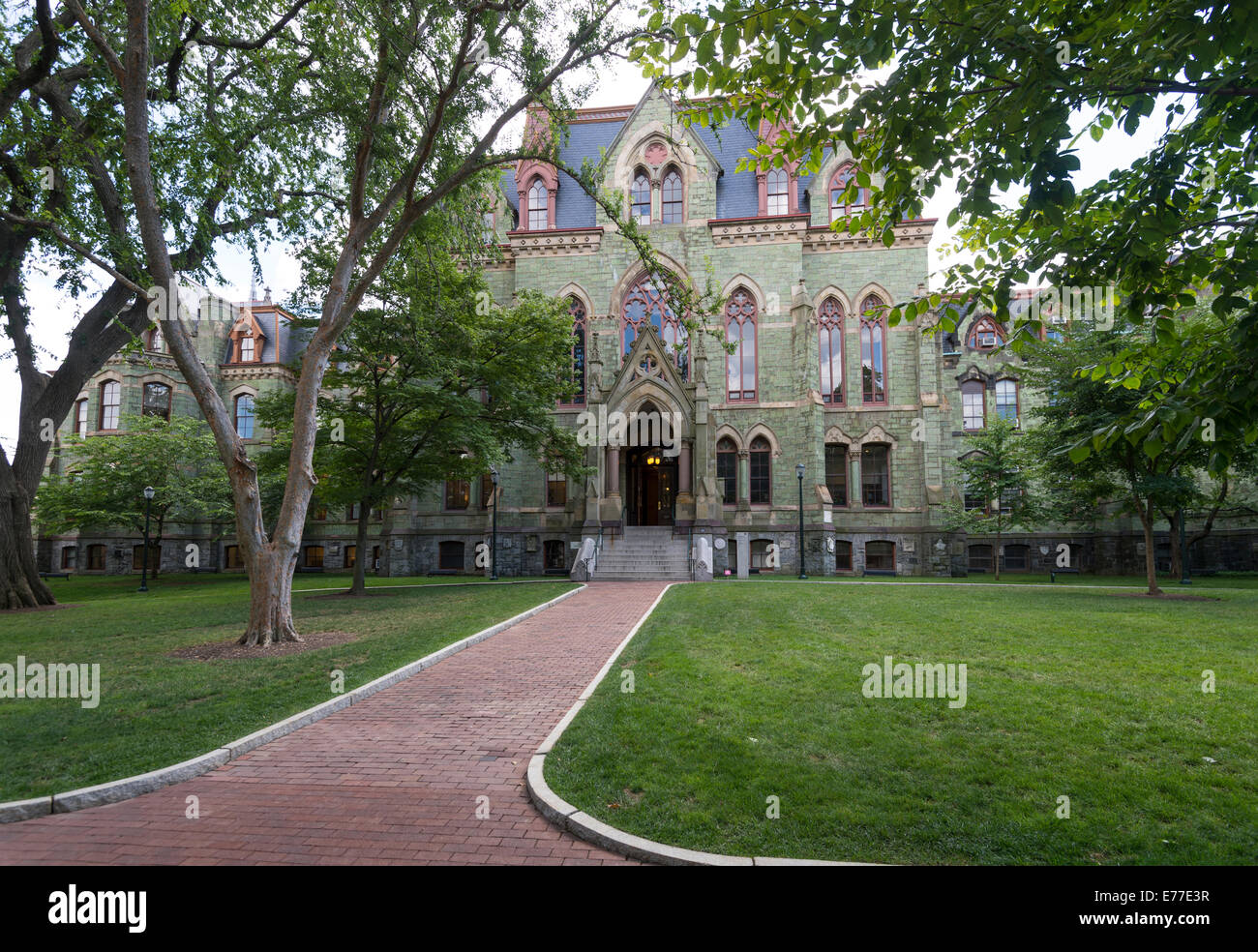 College Hall, University of Pennsylvania, Pennsylvania, USA Stock Photo ...
