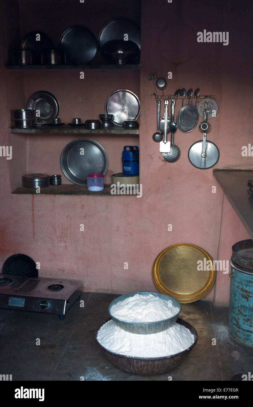 Traditional kitchen, Jojawar, Rajasthan, India Stock Photo - Alamy