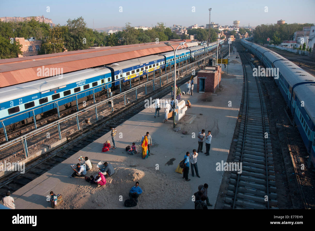 Train at jodhpur train station hi-res stock photography and images - Alamy