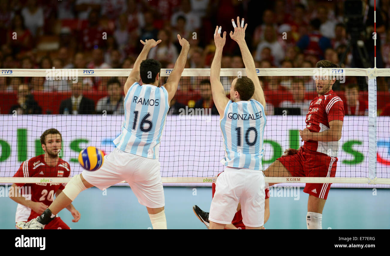 Hala Stulecia, Wroclaw, Poland. 7th September, 2014. Pool A game Poland ...