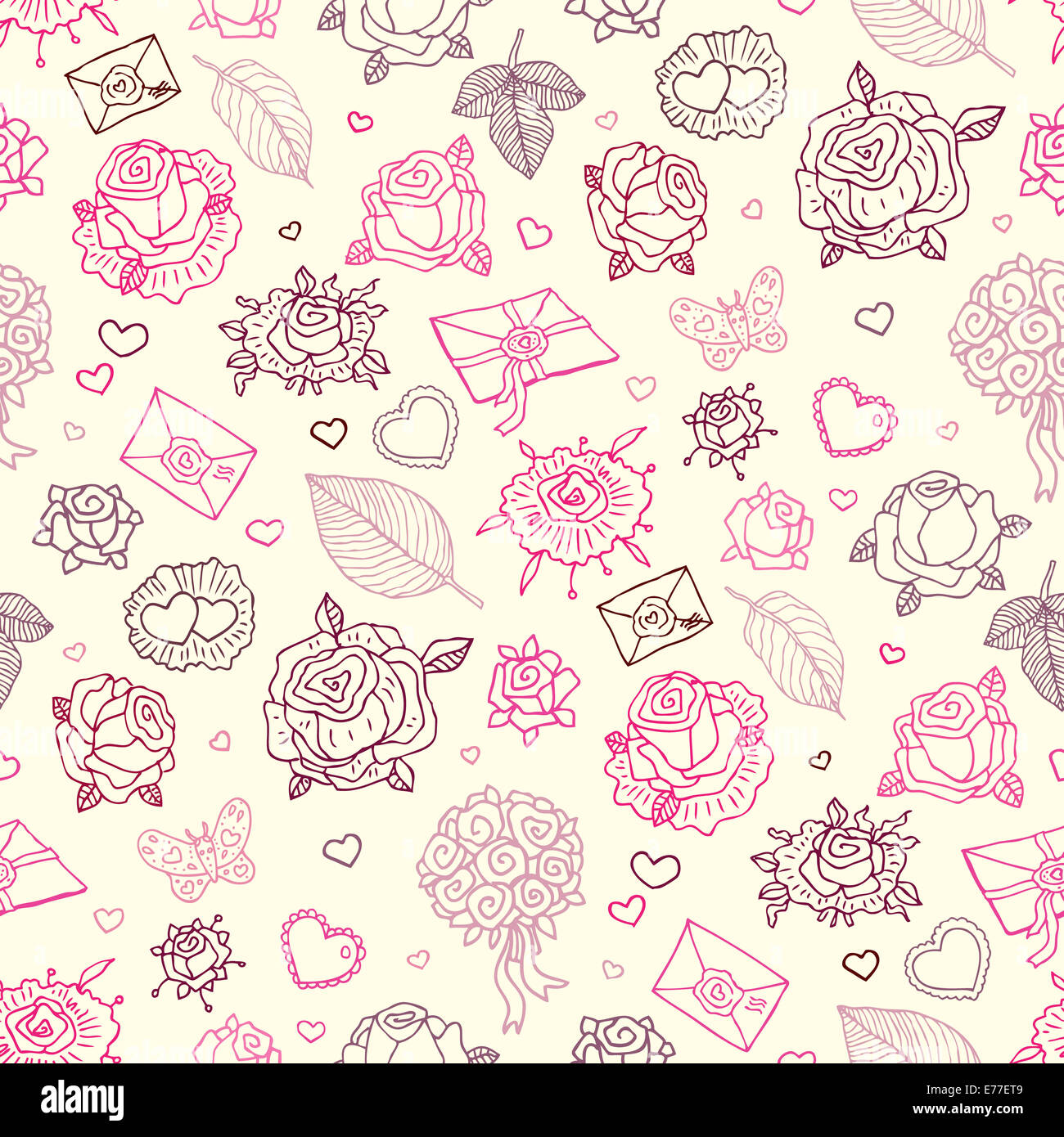 Seamless wedding patterns Stock Photo - Alamy