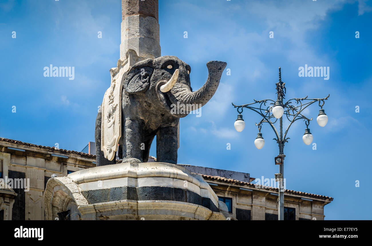 Elephant monument catania sicily hi-res stock photography and images ...