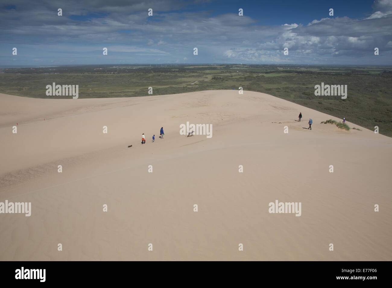 Rubjerg Knude Lighthouse on the coast of the North Sea in Jutland ...