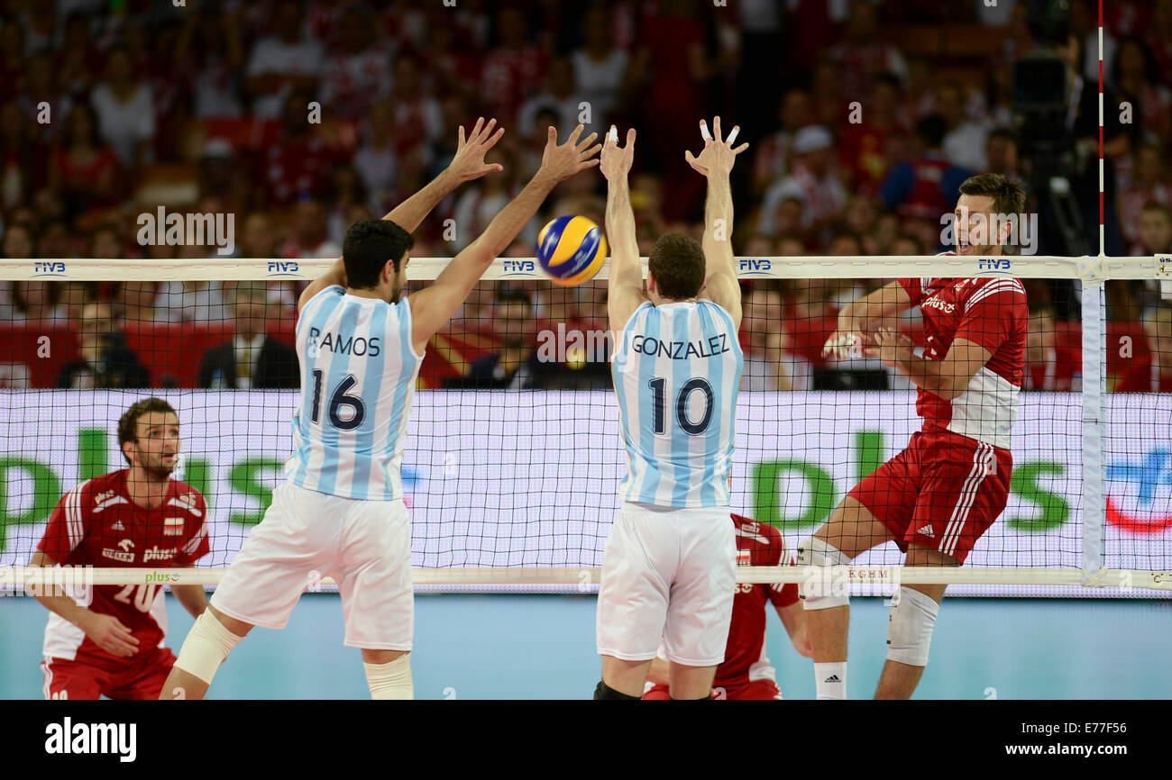 Hala Stulecia, Wroclaw, Poland. 7th September, 2014. Pool A game Poland ...