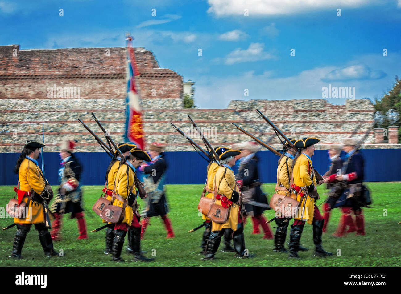 Turin, Italy. 7th Sep, 2014. reenactment of the siege of Turin in 1706 ...