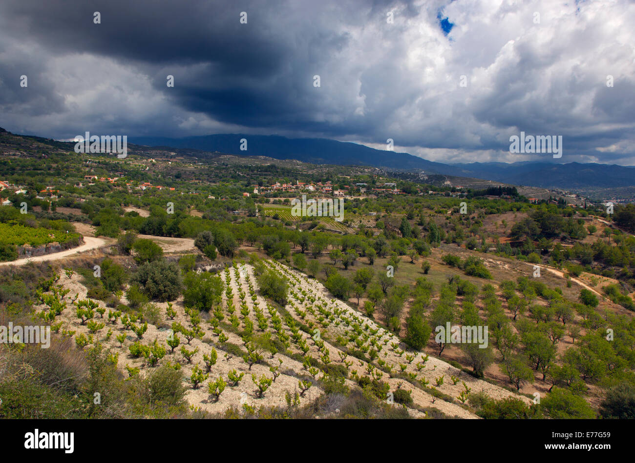 Silikou Village in the Troodhos foothills Greek Cyprus Stock Photo - Alamy