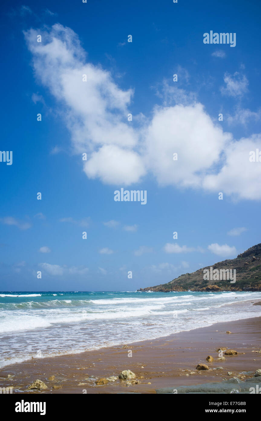 General view of Gozo coastline in the Mediterranean Sea Stock Photo - Alamy