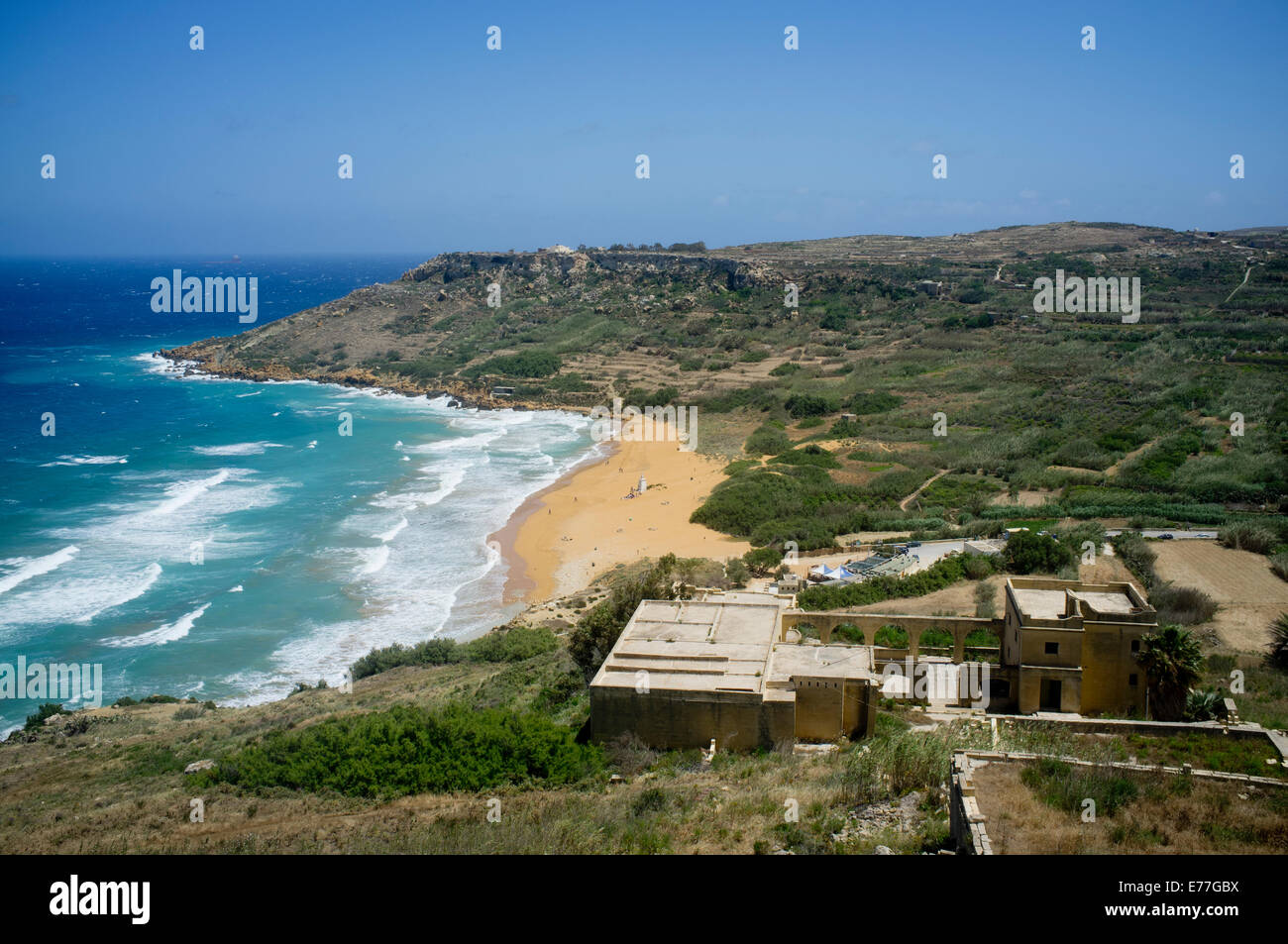General view of Gozo coastline in the Mediterranean Sea Stock Photo - Alamy
