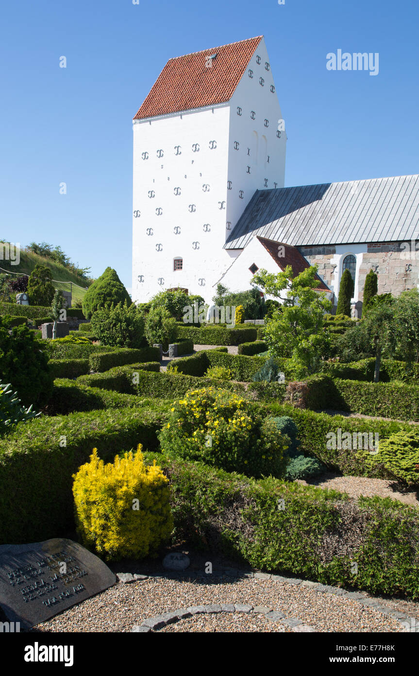 Vennebjerg Church, Vendsyssel, North Jutland, Denmark. Built in 1150 ...
