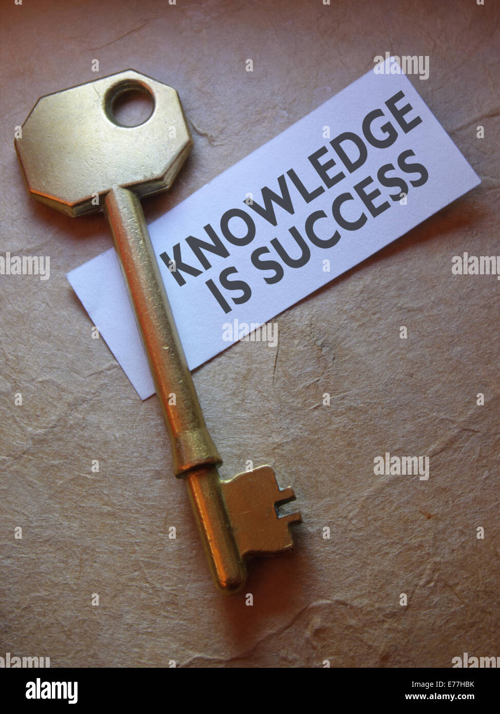 Knowledge is success Stock Photo - Alamy