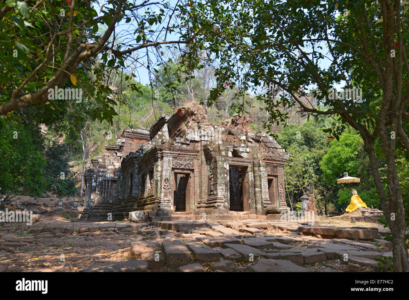 Wat Phu Champasak, Champasak, Laos Stock Photo - Alamy