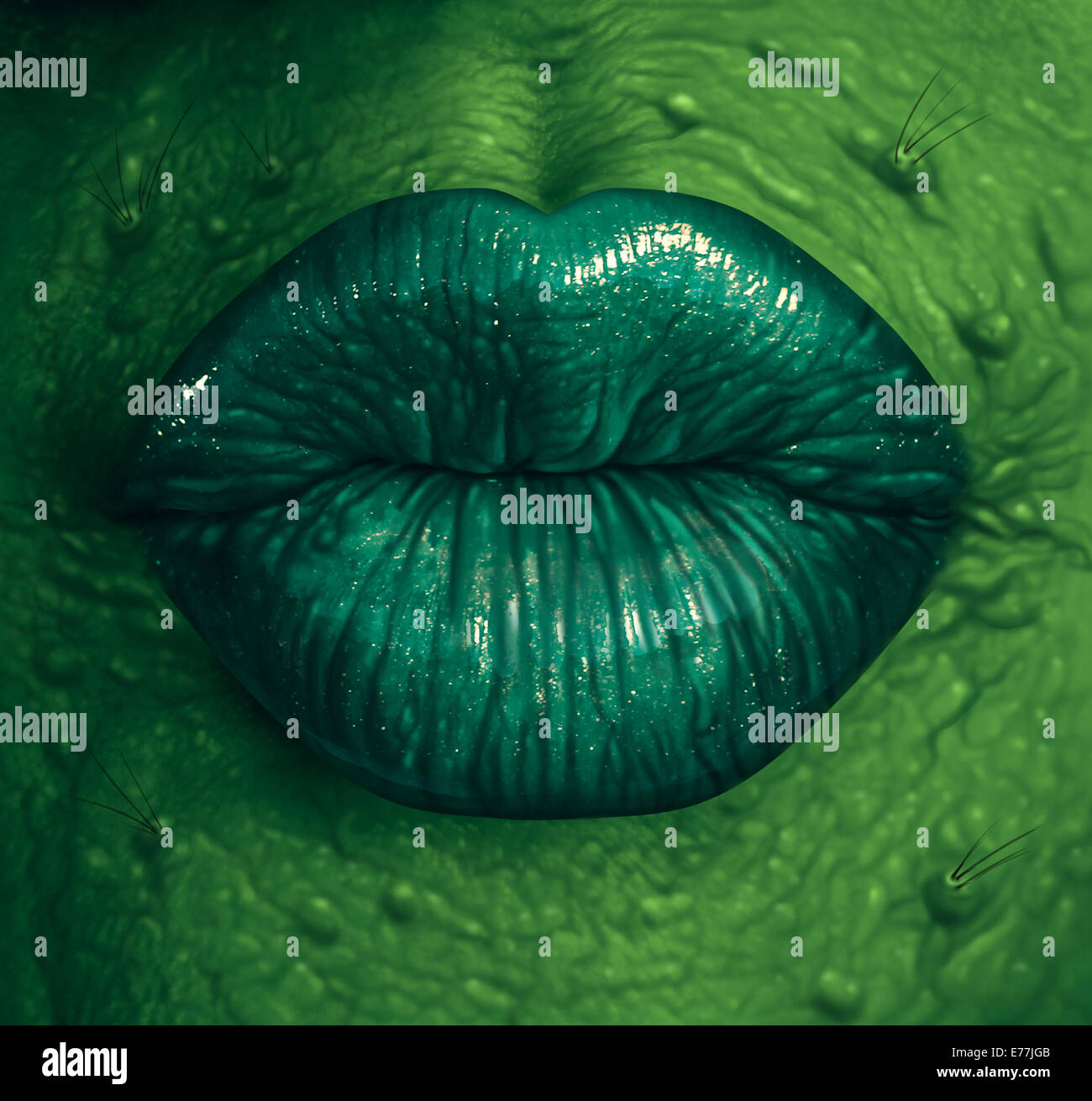 Witch symbol and wicked witchcraft black magic concept as a close up of ...