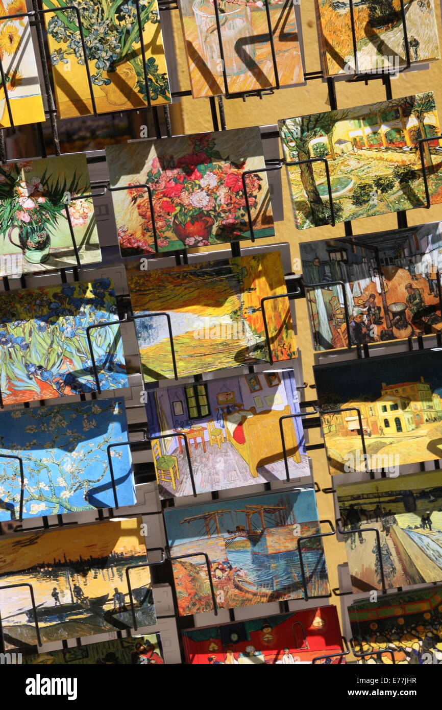 Vincent Van Gogh post cards Stock Photo - Alamy