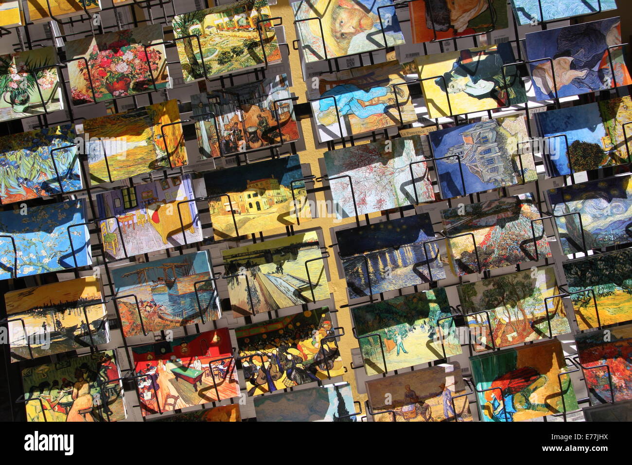 Vincent Van Gogh post cards Stock Photo - Alamy