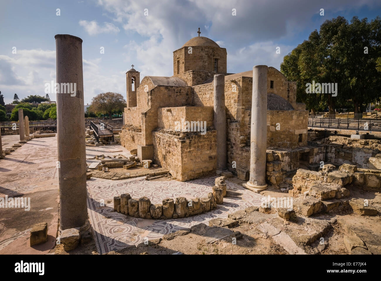 St Paul's Pillars, Paphos, Cyprus Stock Photo - Alamy