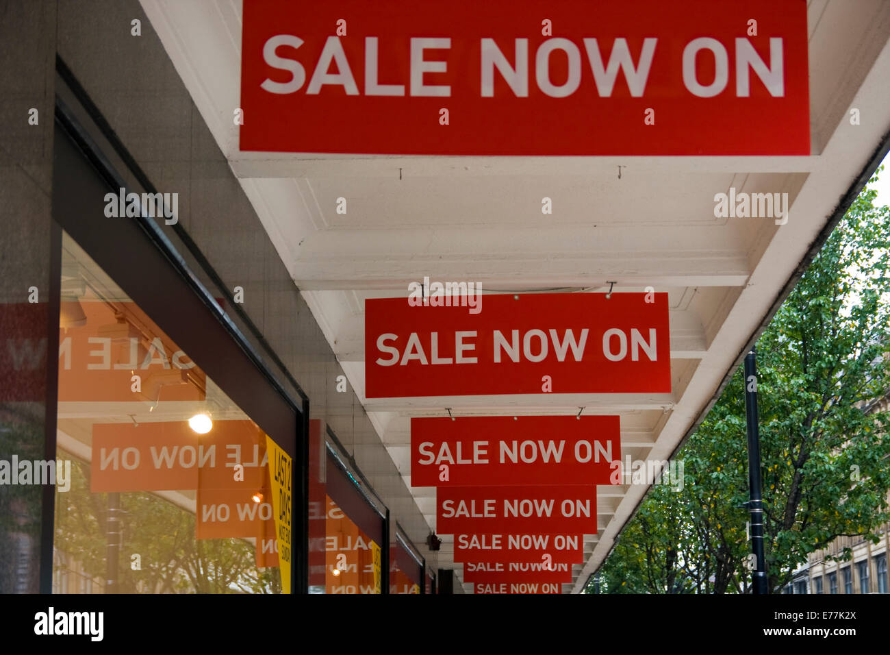 Sale Now On Stock Photo - Alamy