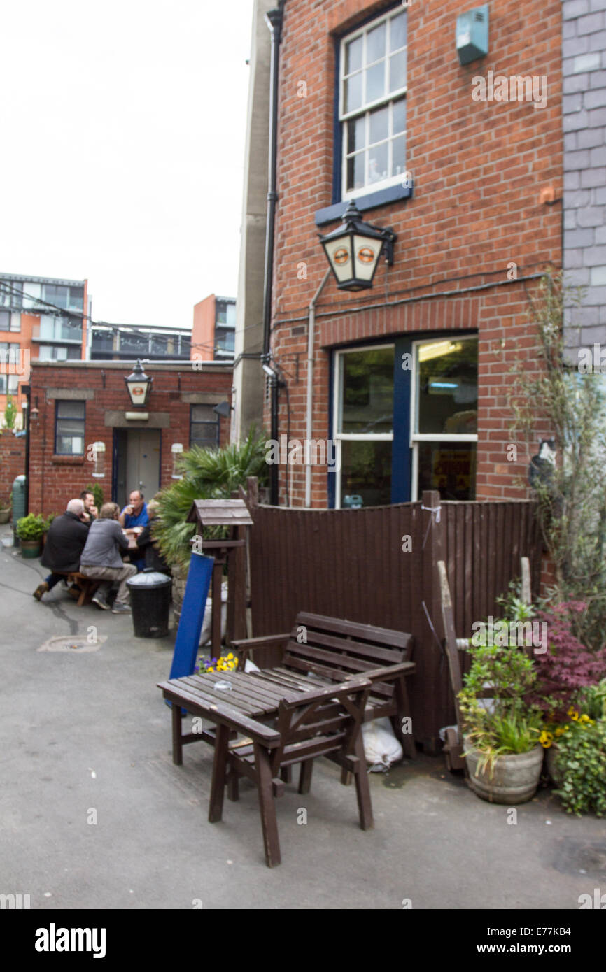 Fat Cat Pub beer garden in Kelham Island in the Kelham Island Quarter ...