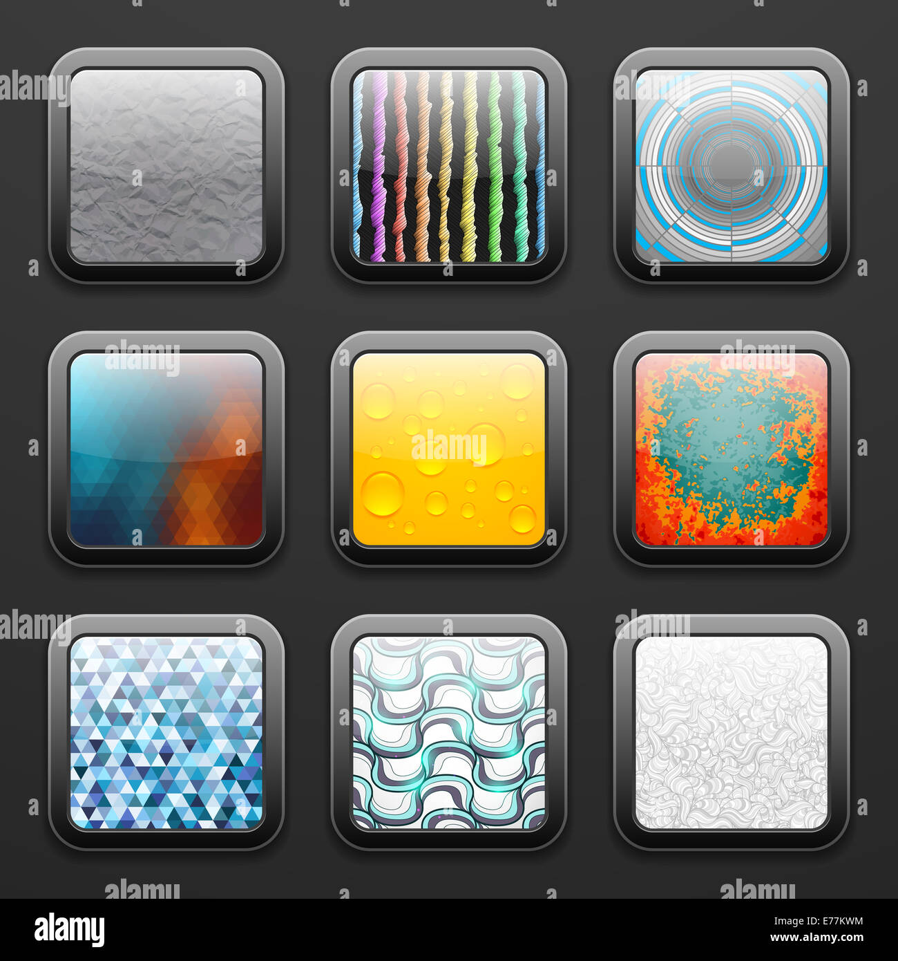 Background for the app icons set Stock Photo - Alamy