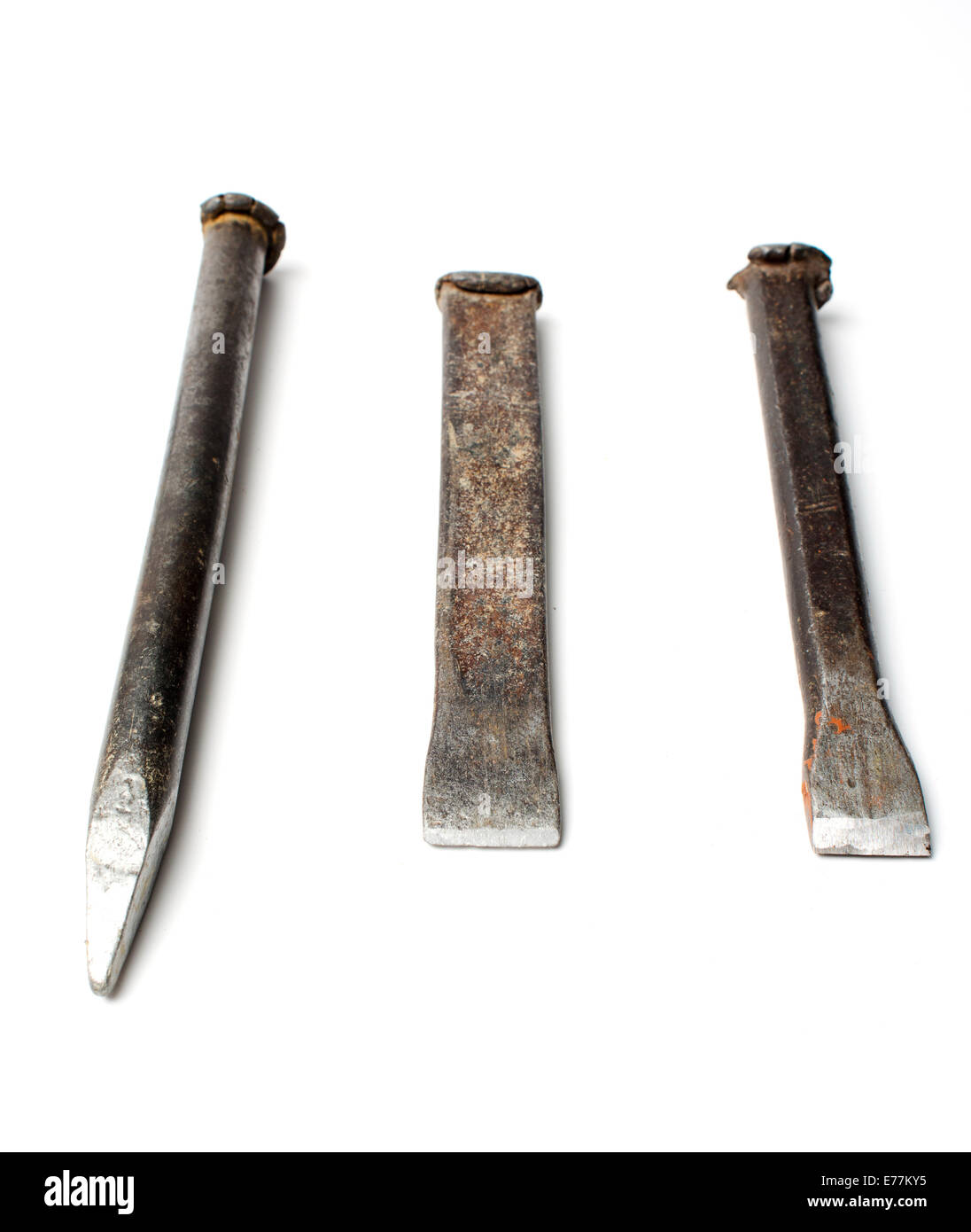Different chisels, perspective Stock Photo - Alamy