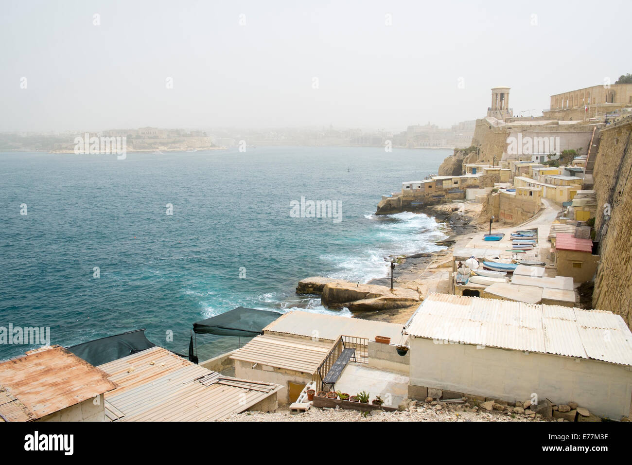 St Elmo's bay on the Mediterranean Island of Malta Stock Photo - Alamy