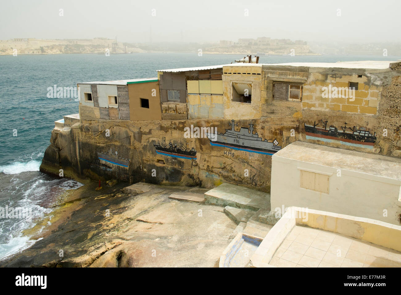 St Elmo's bay on the Mediterranean Island of Malta Stock Photo - Alamy