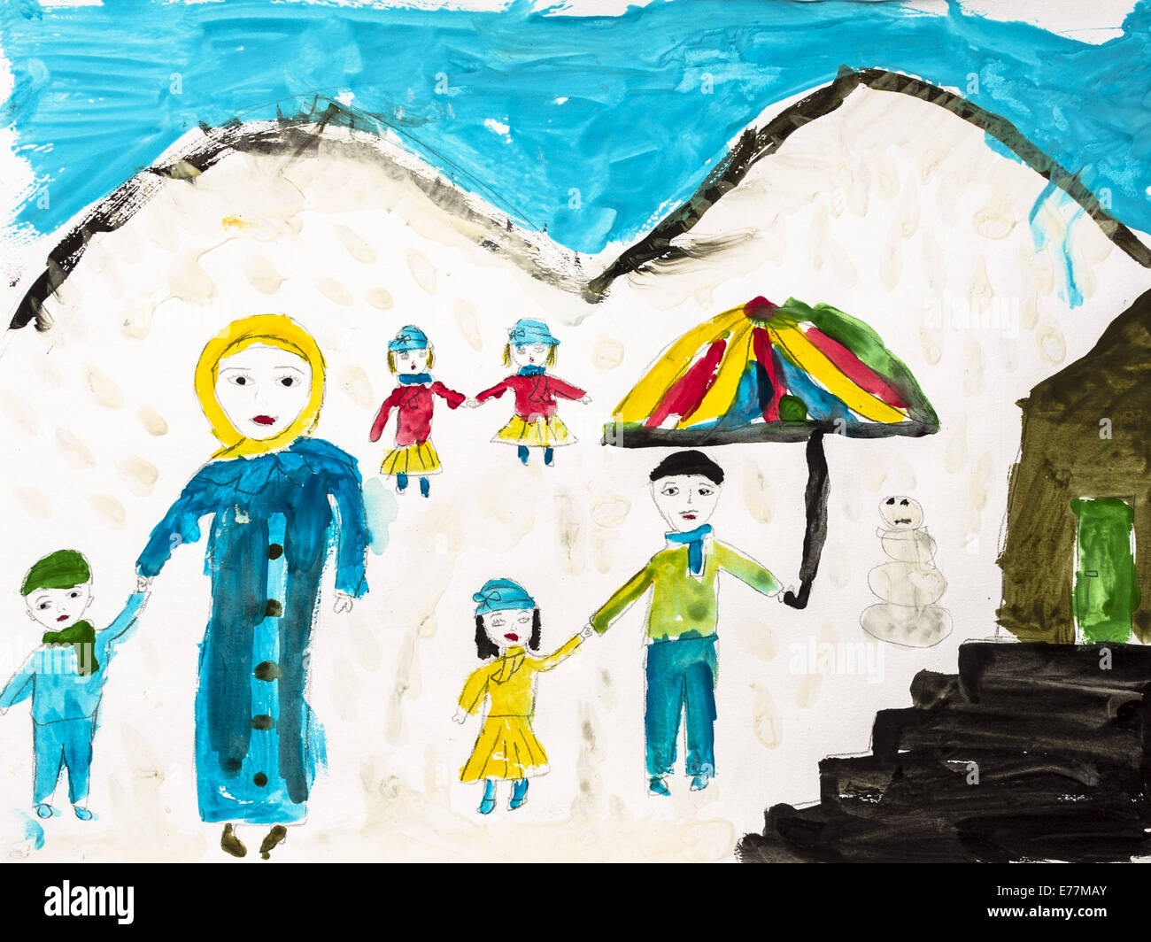 Syria child drawing hi-res stock photography and images - Alamy