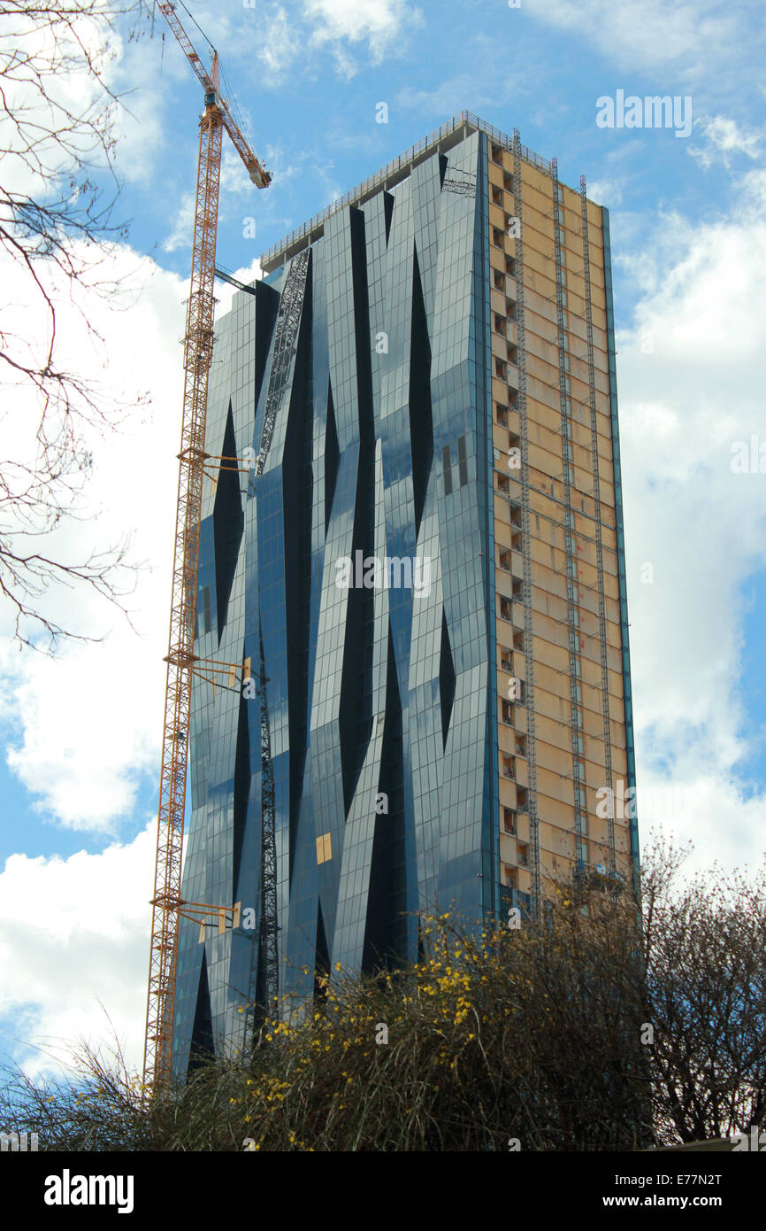 Dominique Perrault's DC Tower 1 under construction. Now is the tallest ...