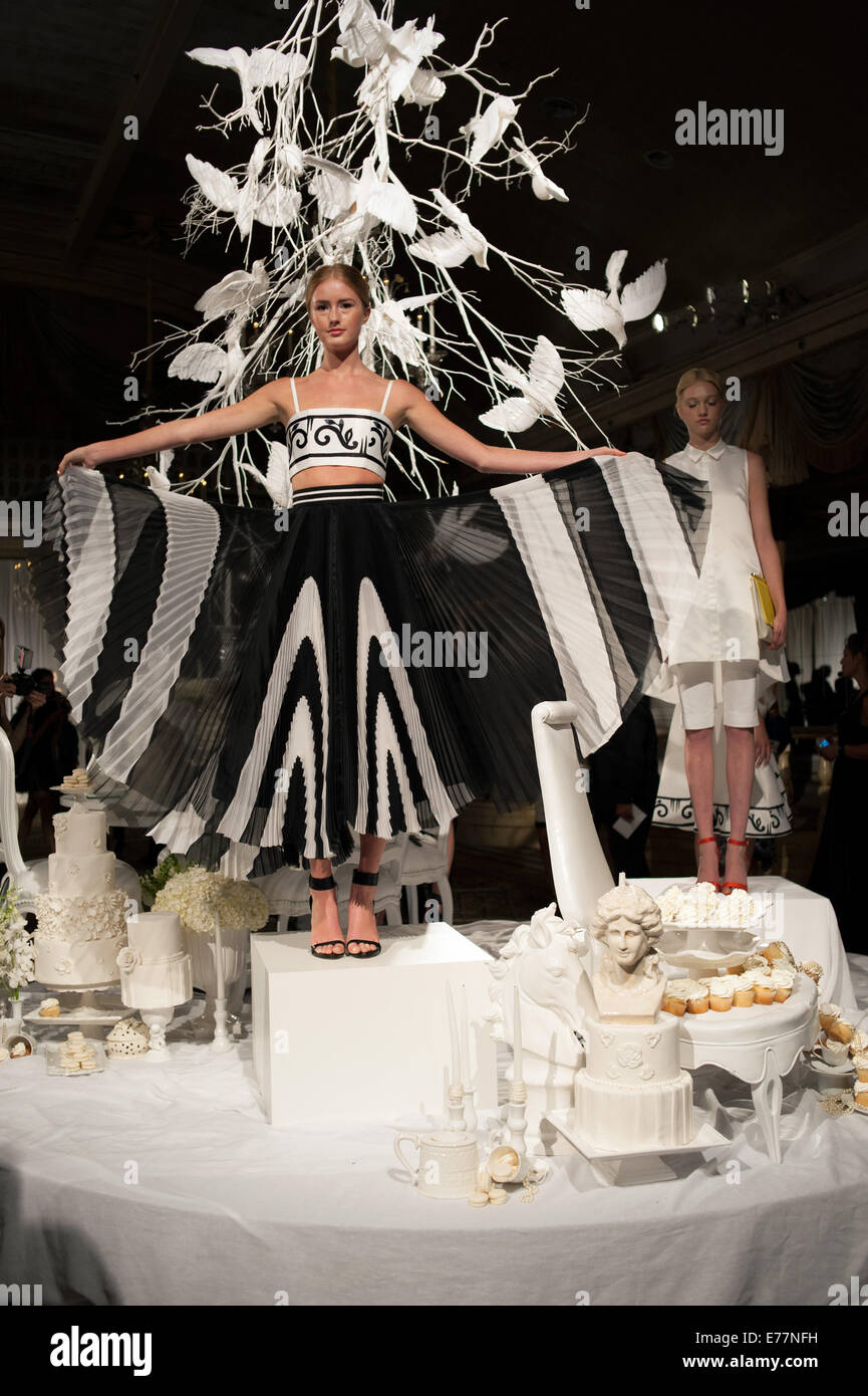 New York, New York, USA. 8th Sep, 2014. Models posing at the ALICE AND ...