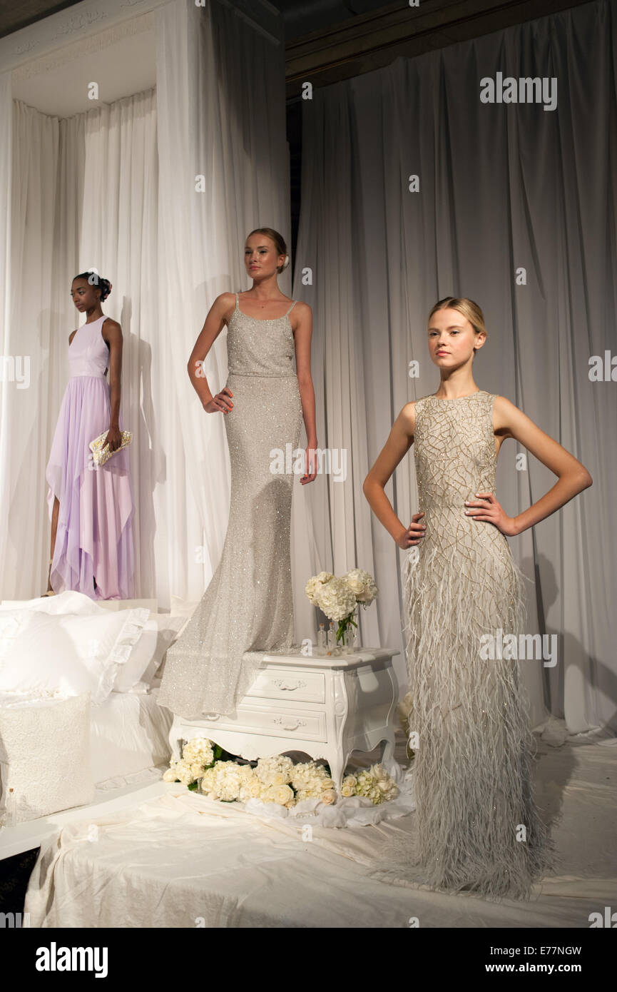 New York, New York, USA. 8th Sep, 2014. Models posing at the ALICE AND ...