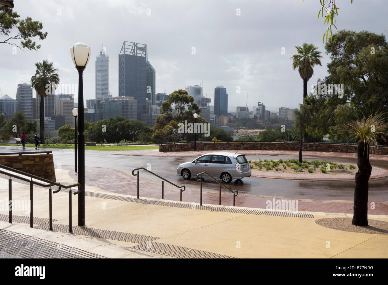Scene of Perth City from Kings Park Perth Australia Stock Photo - Alamy