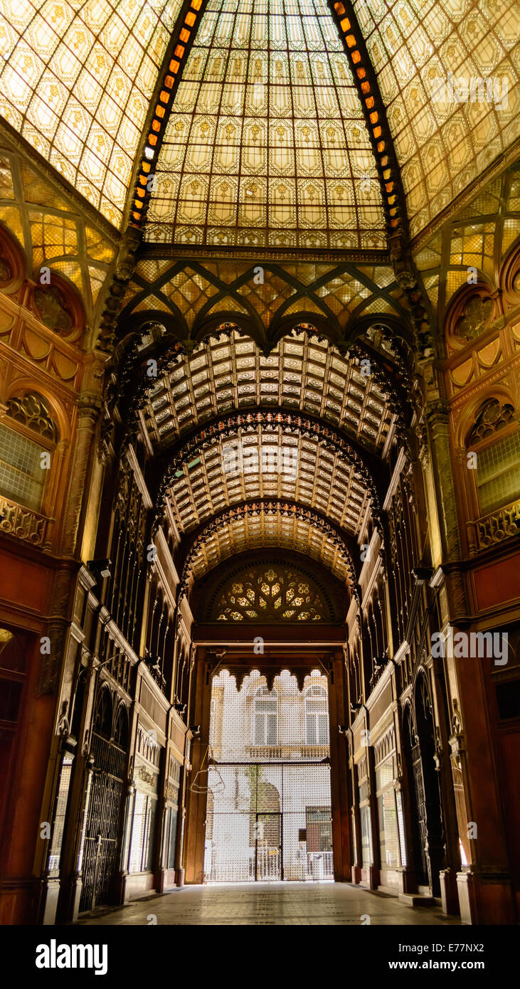 Párisi Udvar arcade entrance Stock Photo - Alamy