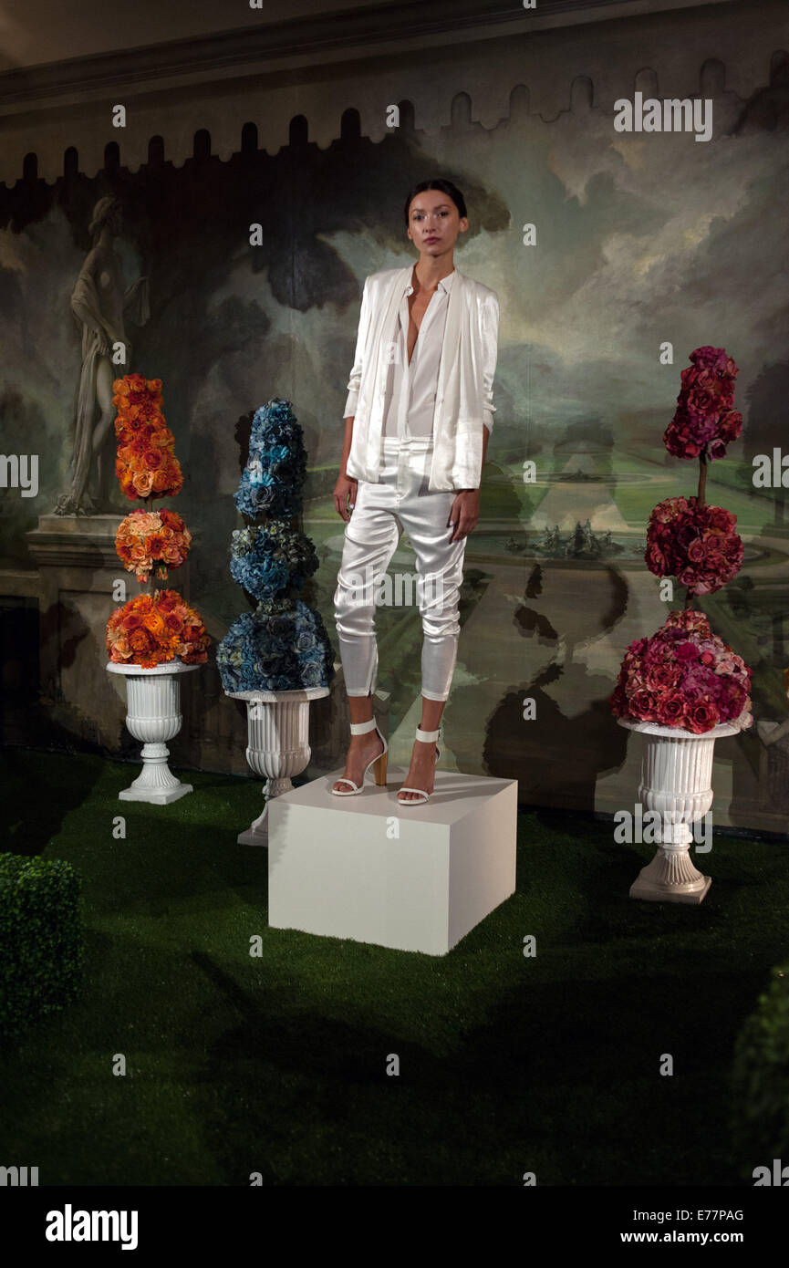 New York, New York, USA. 19th Mar, 2013. A model poses at the ALICE AND ...