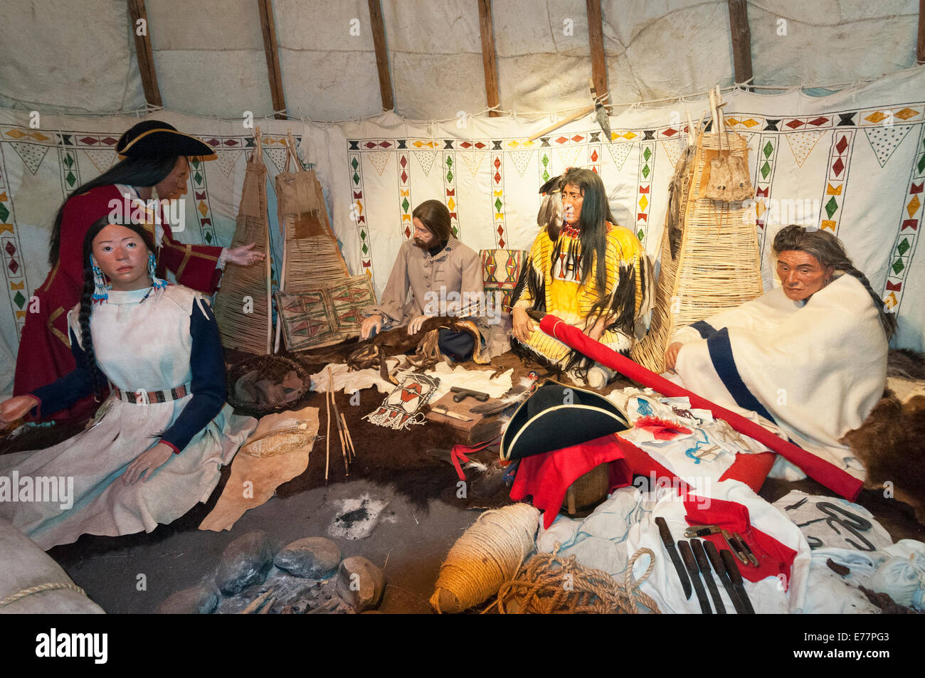 Elk203-5287 Canada, Alberta, Edmonton, Royal Alberta Museum, Indian ...