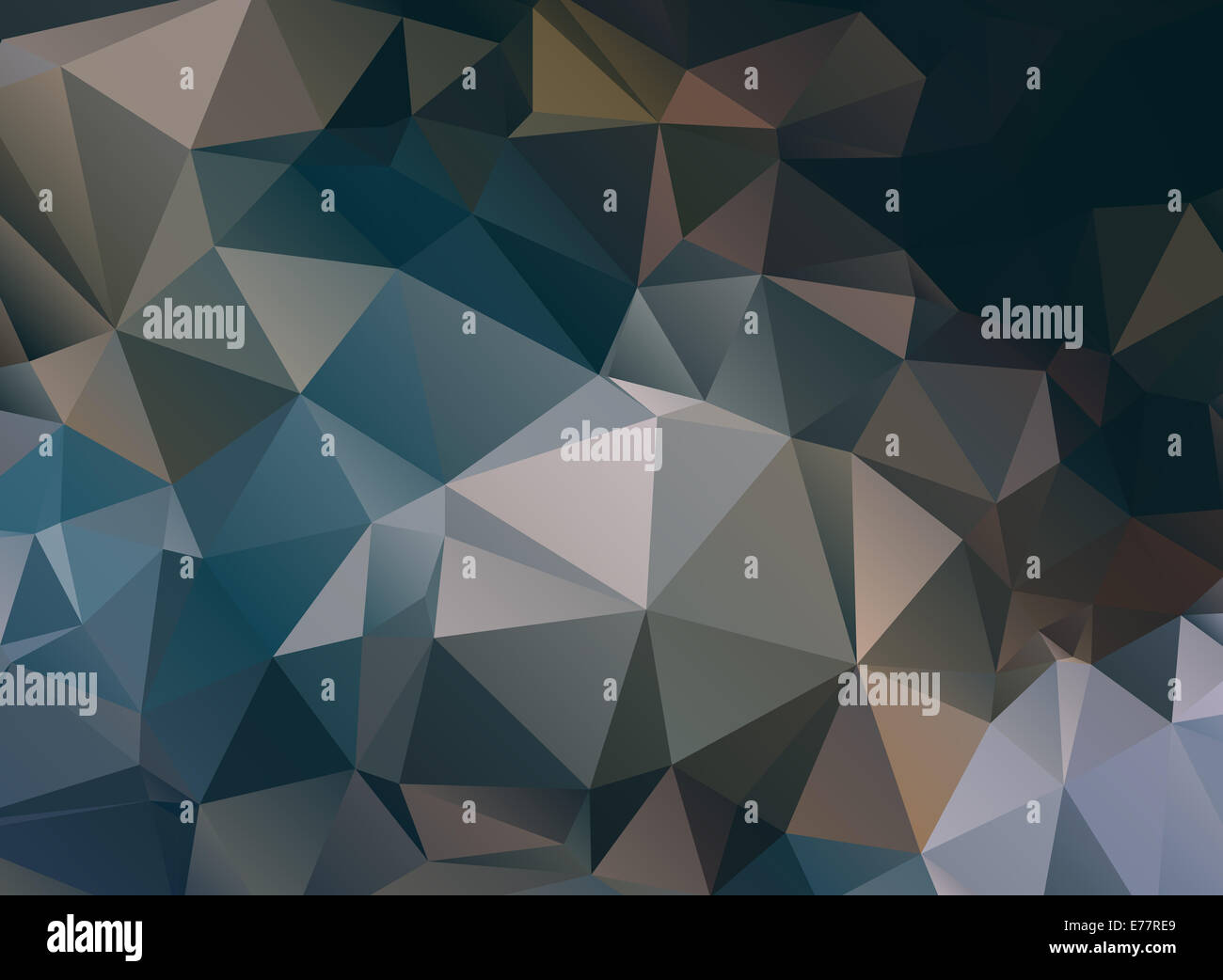 Dark abstract background polygon Stock Photo - Alamy