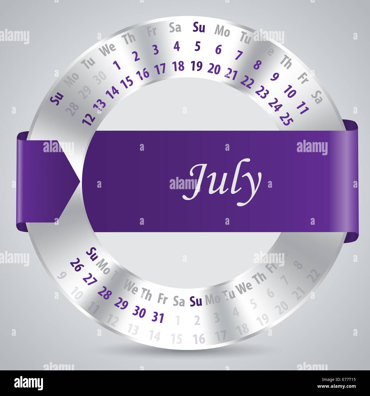 Metallic calendar hi-res stock photography and images - Alamy