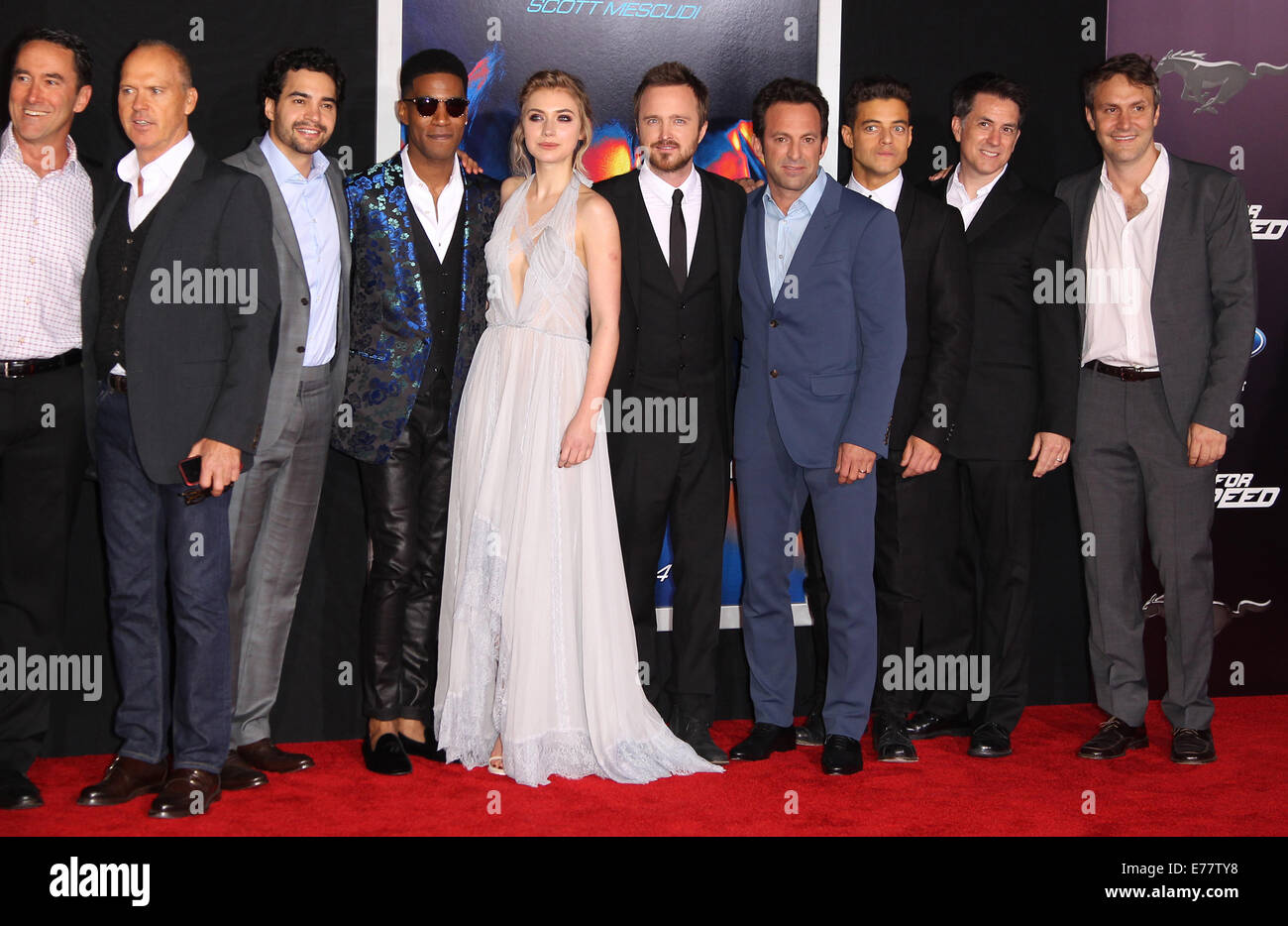 Premiere Of DreamWorks Pictures' "Need For Speed" Featuring: Ramon ...