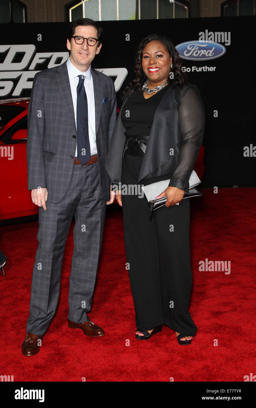 Premiere Of DreamWorks Pictures' "Need For Speed" Featuring: Studio ...
