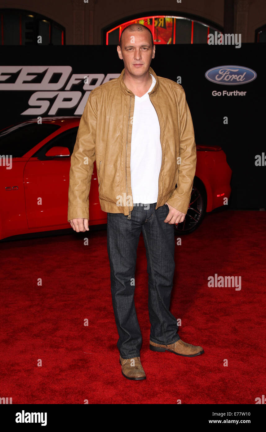 Premiere Of DreamWorks Pictures' "Need For Speed" Featuring: Alan O ...