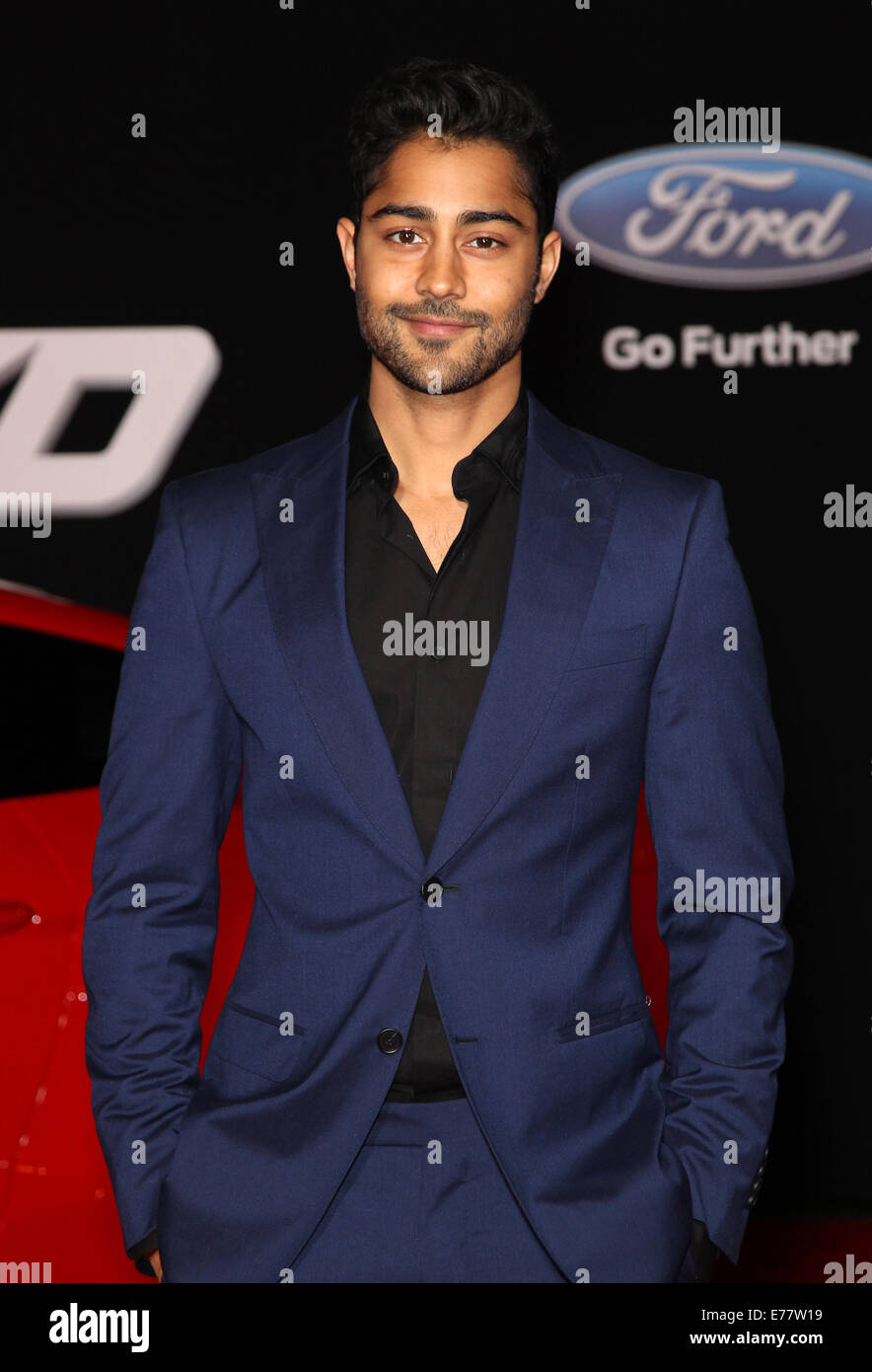 Premiere Of DreamWorks Pictures' "Need For Speed" Featuring: Manish ...