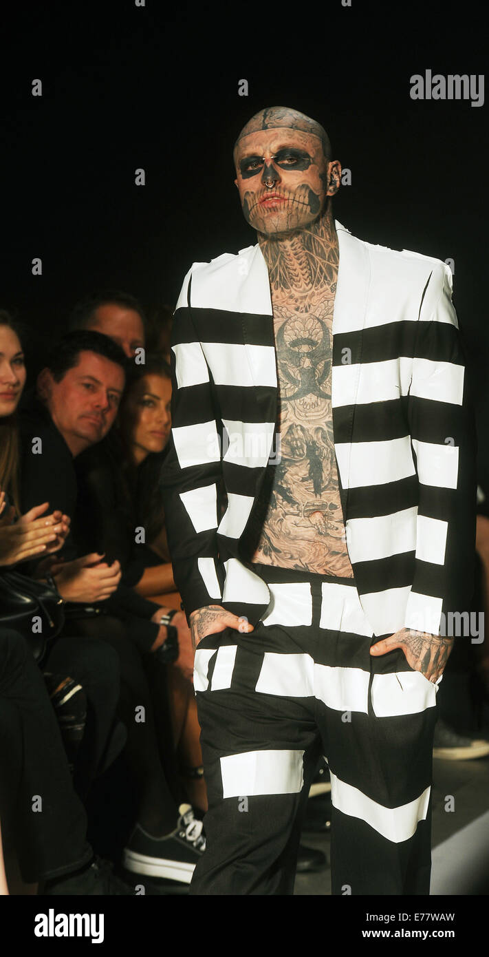 Rick Genest Runway