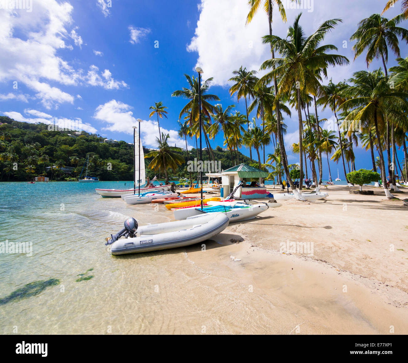 St lucia beach hi-res stock photography and images - Alamy