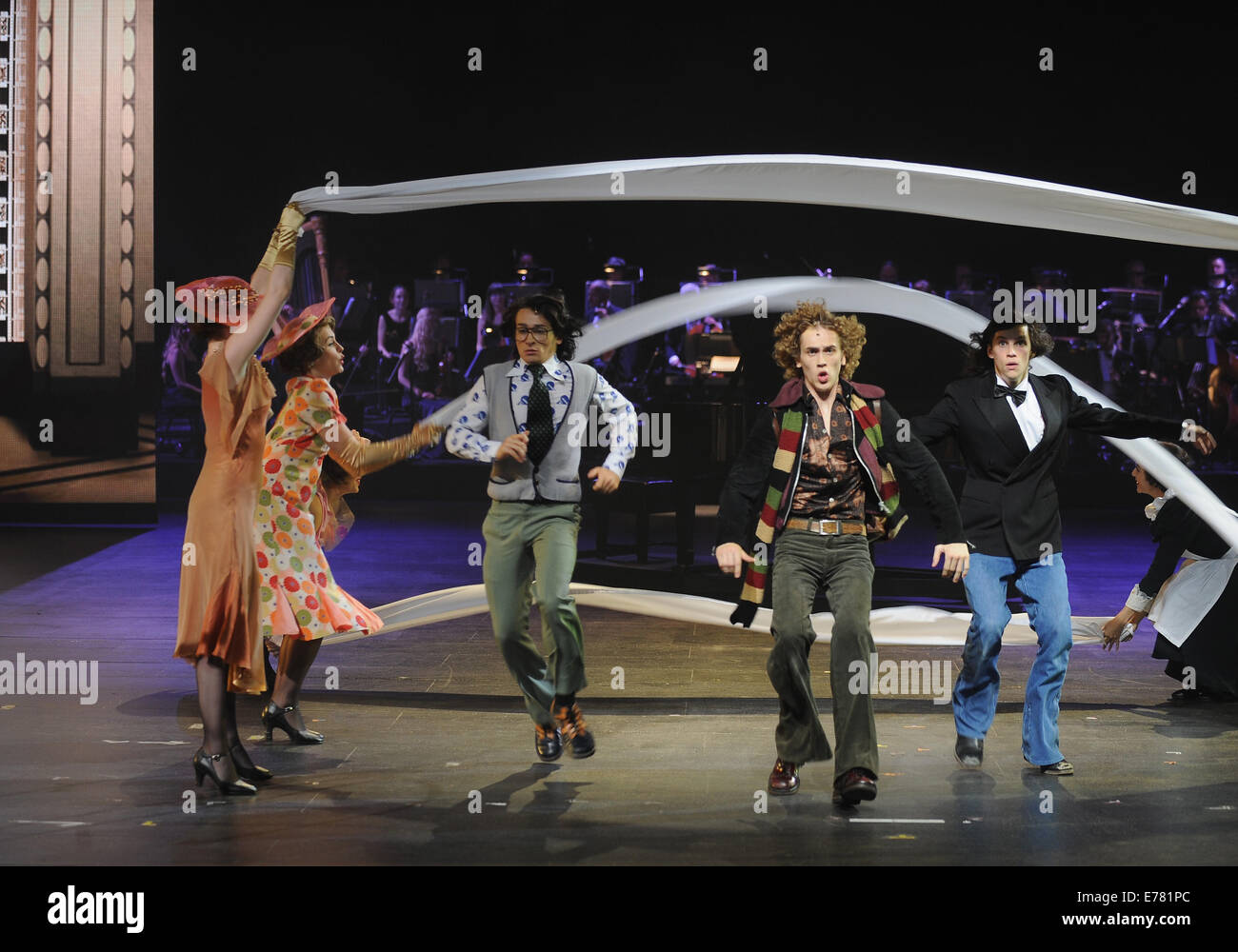 London, UK. 8th Sep, 2014. Alistair Toovey, Jackson Bews and Harry ...